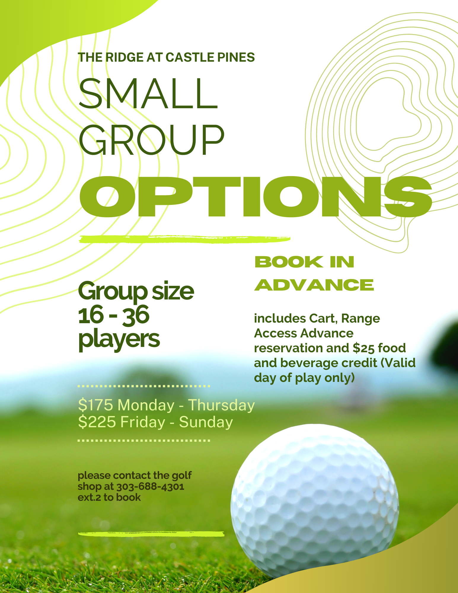 Small Group Options - The Ridge At Castle Pines North