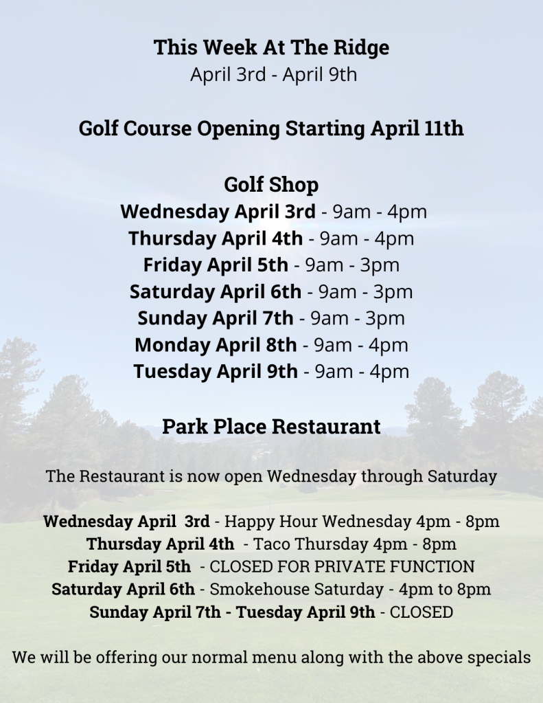 Pass holder tee times - The Ridge At Castle Pines North