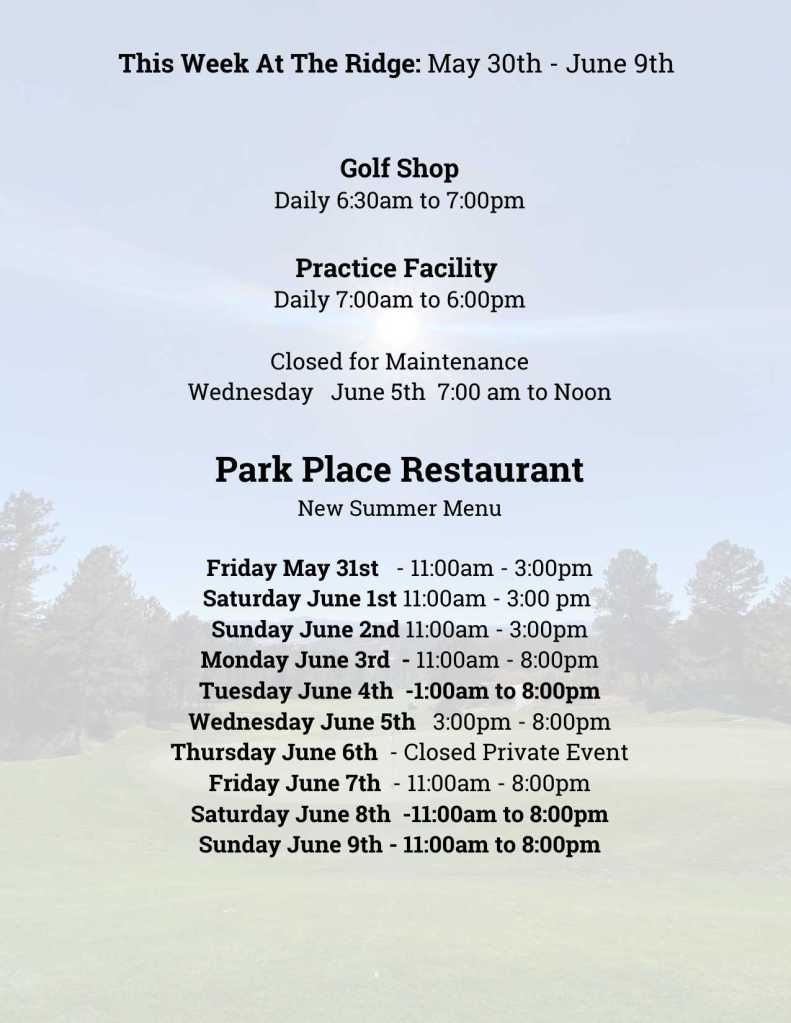 Pass holder tee times - The Ridge At Castle Pines North